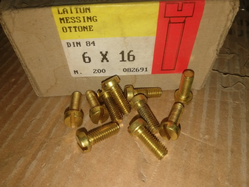 mesingani srafovi 6x16mm 10 komada