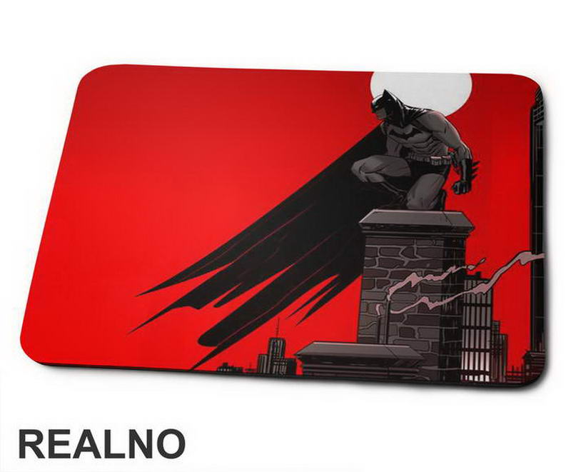Red Background - Batman - Podloga Za Miš