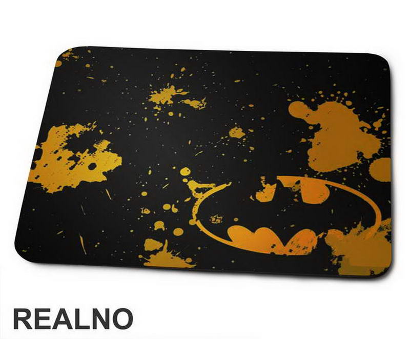 Yellow Splatter - Batman - Podloga Za Miš