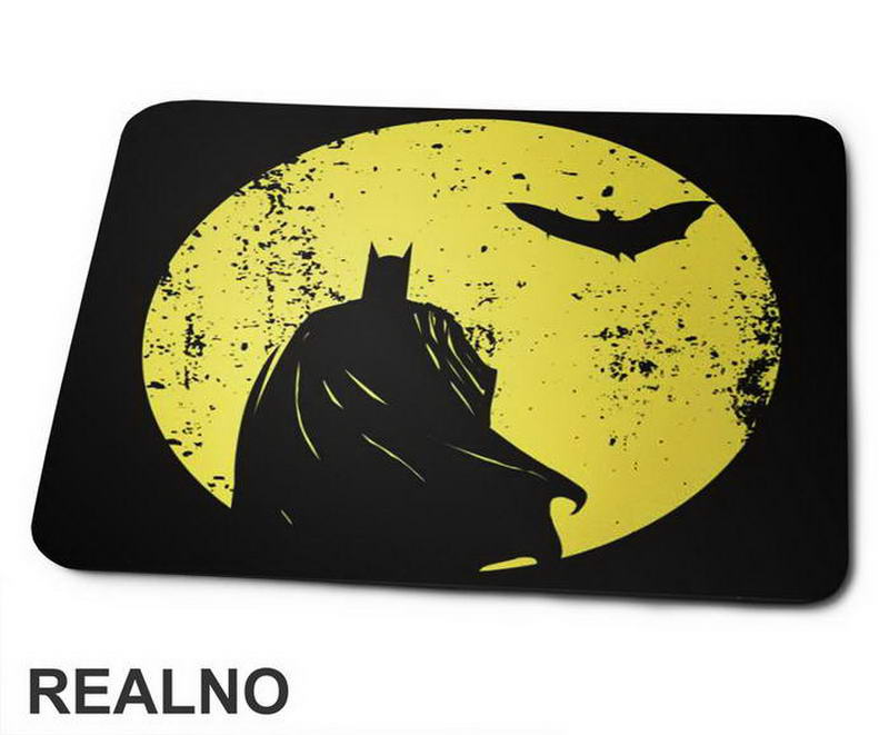Yellow Moon - Batman - Podloga Za Miš