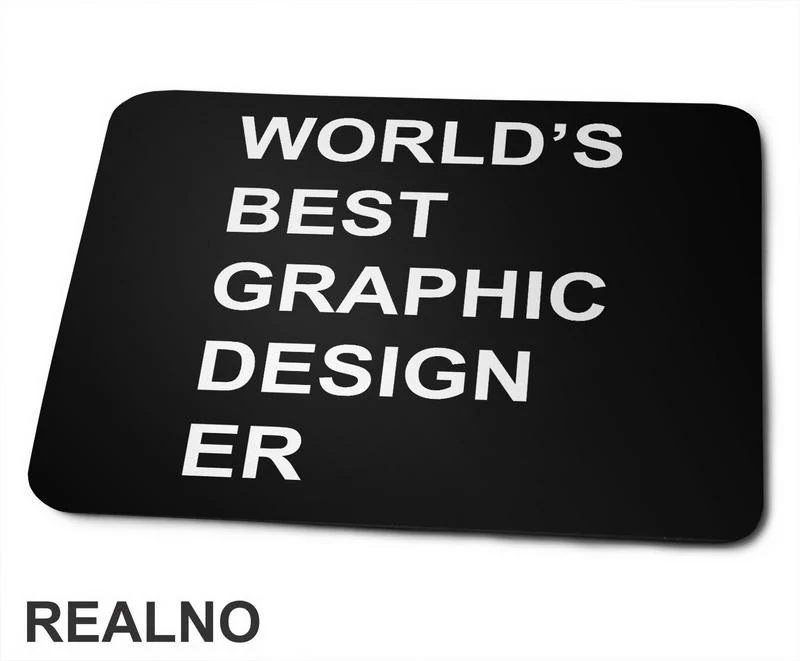World Best Graphic Design-Er - Geek - Podloga Za Miš