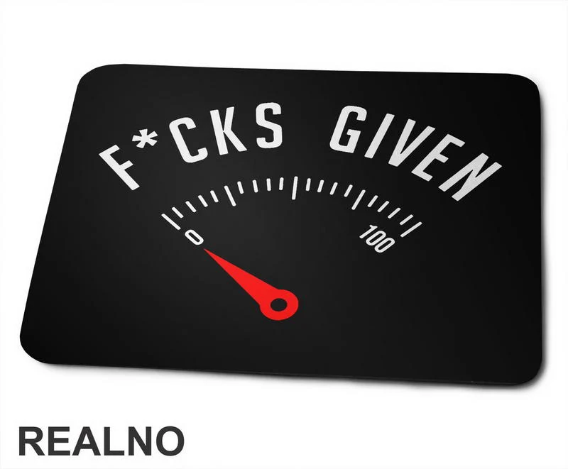 Zero Fucks Given - Humor - Podloga Za Miš