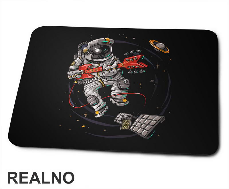 Astronaut Svira Gitaru - Space - Svemir - Podloga Za Miš
