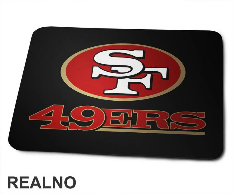 SF - 49ERS - San Francisco - Logo - NFL - Američki Fudbal - Podloga Za Miš