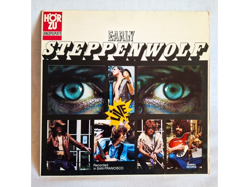 STEPPENWOLF! NEMAČKO! RANI SNIMCI IZ 1967.! OMOT5,LP5!