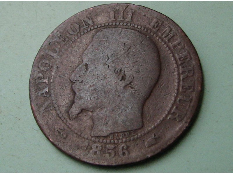 = FRANCUSKA - 10 Centimes - Napoleon III - 1856 A