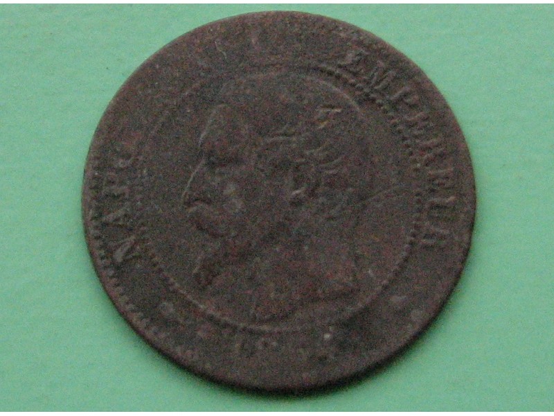 = FRANCUSKA - 2 Centimes - Napoleon III - 1854