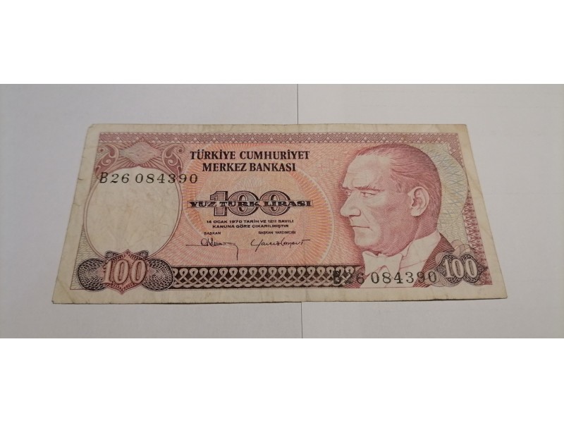 TURSKA - 100 LIRA