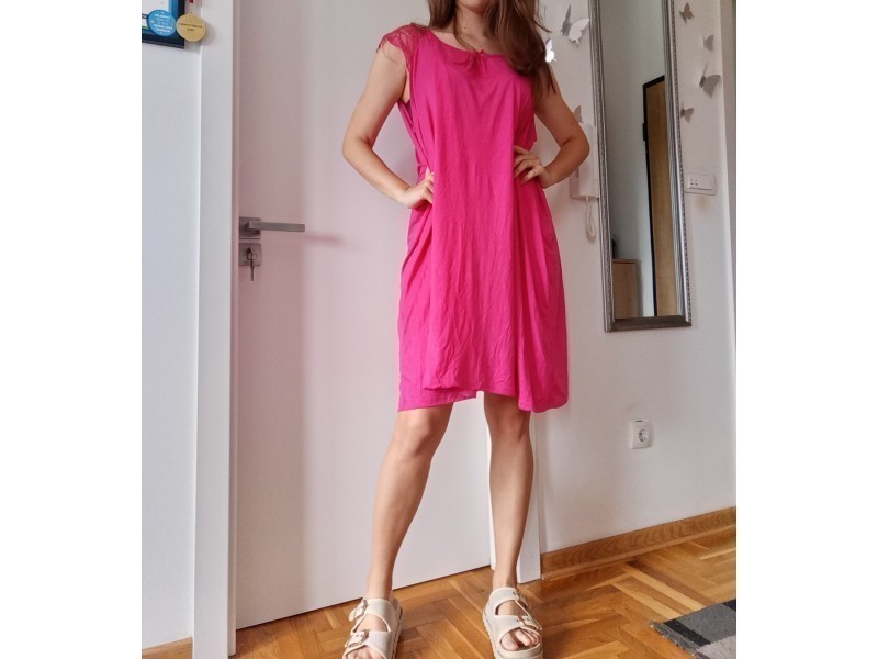 Roze kucna haljina ili spavacica XL