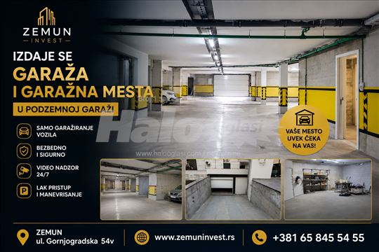 Iznajmljivanje garaže i garažnih mesta Zemun