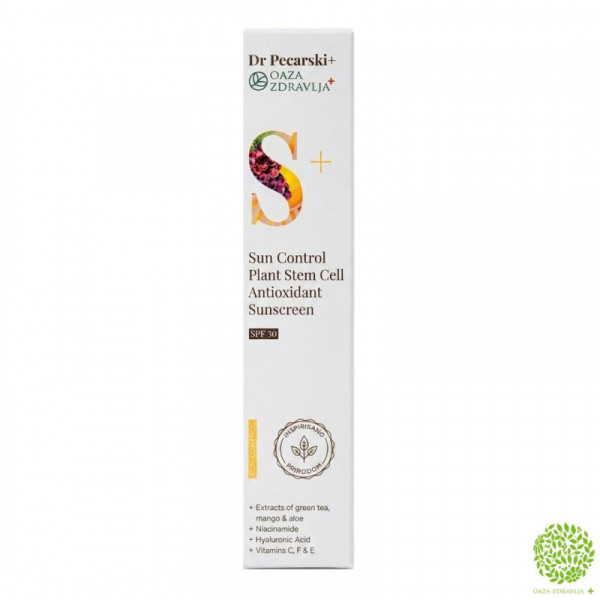 DR PECARSKI+ SUN CONTROL ANTIOXIDANT KREM SPF30 50ML