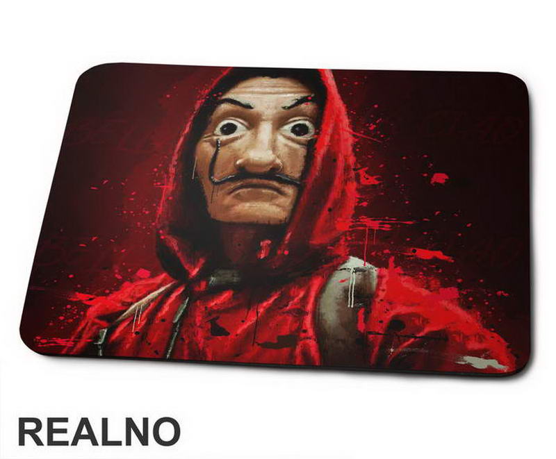 Dali Mask Painting - La Casa De Papel - Money Heist - Podloga Za Miš