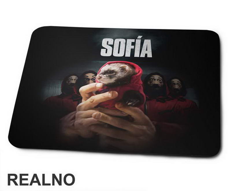 Sofia In The Red Suit - La Casa De Papel - Money Heist - Podloga Za Miš