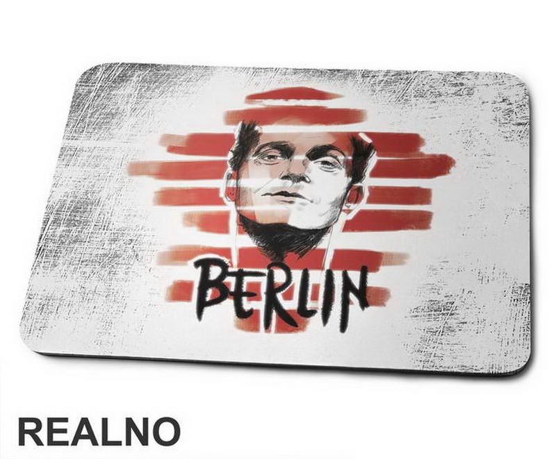Berlin - Wall - La Casa De Papel - Money Heist - Podloga Za Miš