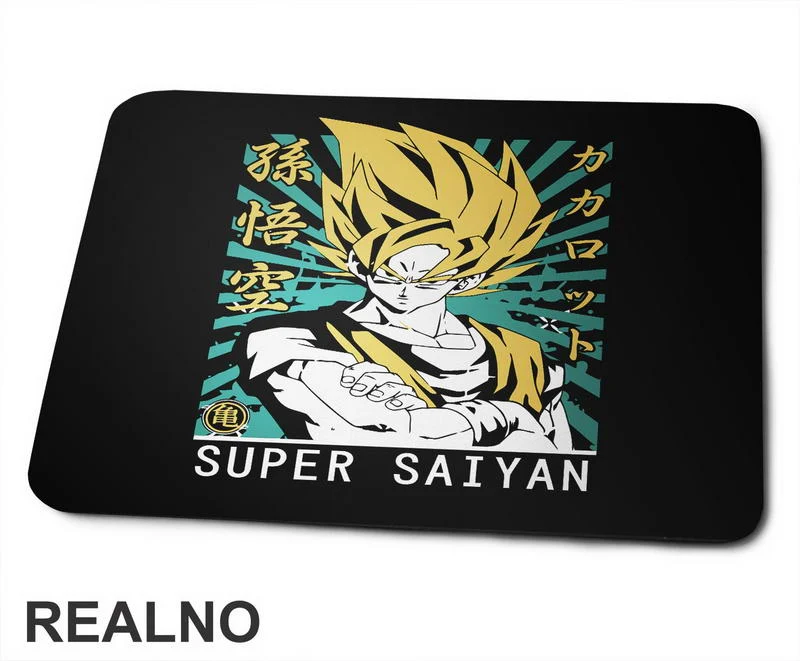 Super Saiyan - Arms Crossed - Goku - Dragon Ball - Podloga Za Miš