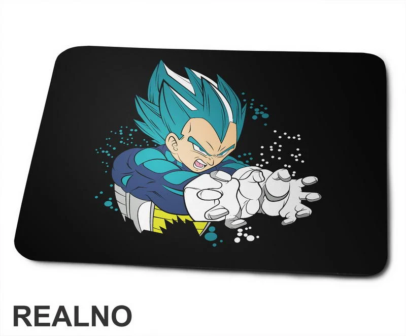 Super Saiyan - Blue - Circles - Goku - Dragon Ball - Podloga Za Miš