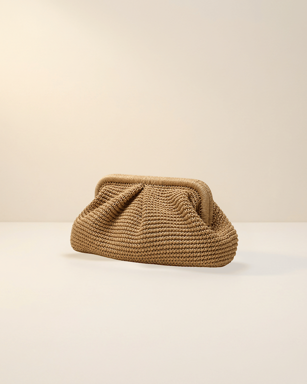 Mala ženska clutch torba od rafije