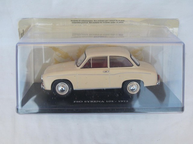 1:24 hachette FSO syrena 105