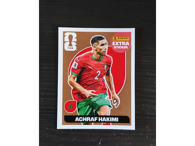 Panini FIFA 2026 USA Extra sticker Achraf Hakimi