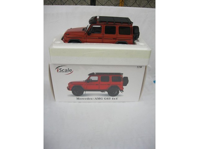 1:18 i scale mercedes-AMG G63 4x4