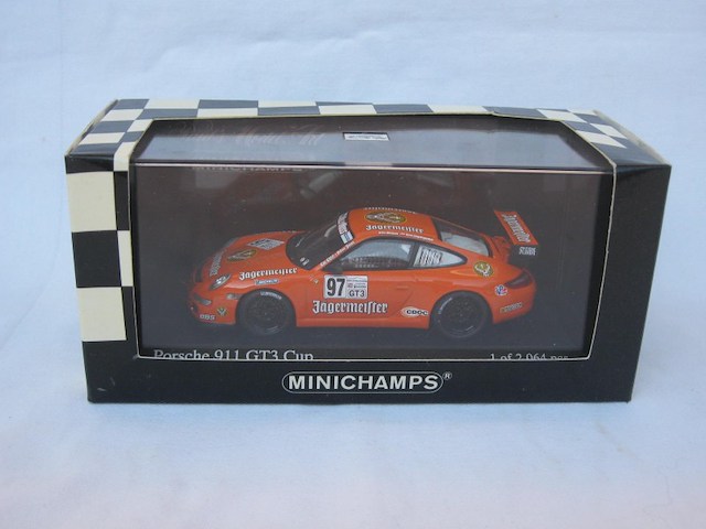 1:43 minichamps porsche 911 GT3 cup