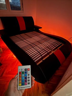 Krevet sa led rasvetom 160x200