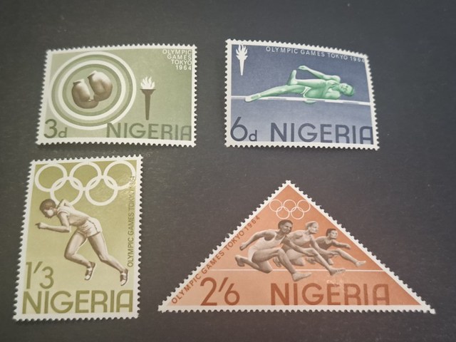 Nigeria 1964 Olimpijske igre Tokio ** komplet serija