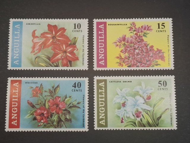 Anguilla 1969 flora cveće ** komplet serija