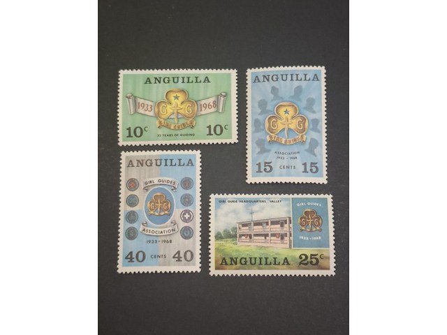Izviđači Anguilla 1968 ** komplet serija