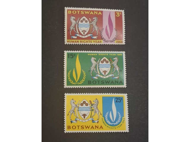 Botswana 1968 ljudska prava ** komplet serija