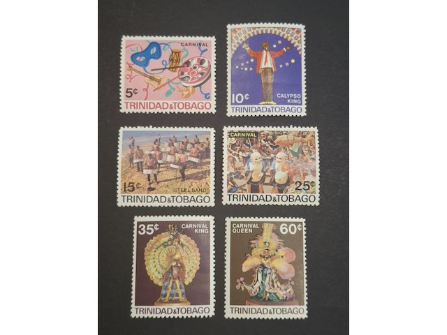 Trinidad i Tobago 1968 karneval ** komplet serija