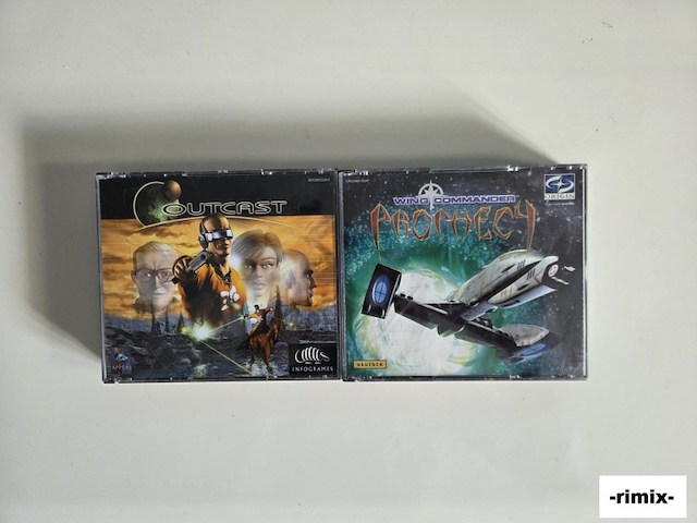 PC - Outcast + Wing commander : Prophecy