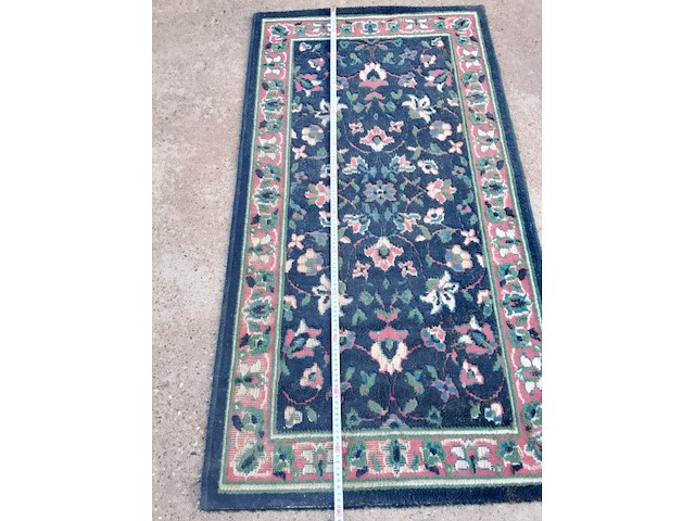 Vuneni tepih 70x130 teget /  vuna