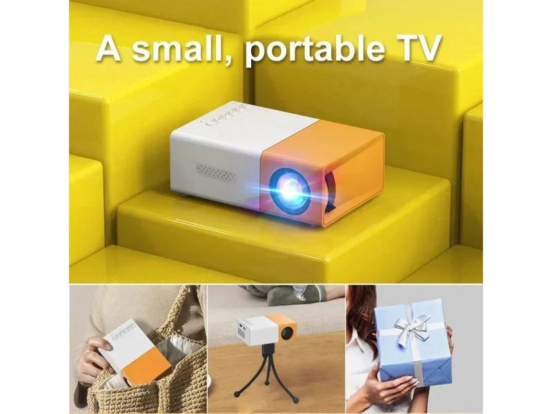 MS MOBILE MINI LED PROJEKTOR YG300 NARANDŽASTI