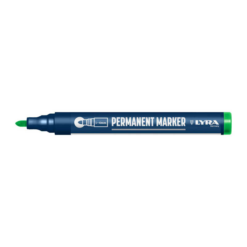 Marker permanentni sa okruglim vrhom 1-4mm - Zeleni