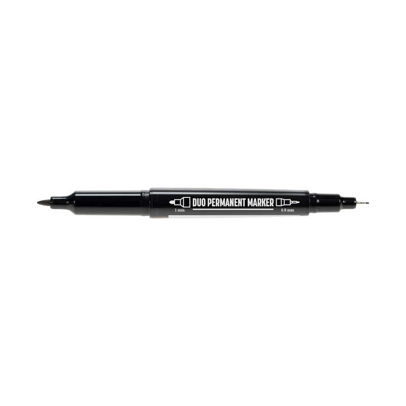 Marker permanentni crni 0.5-1mm DUO