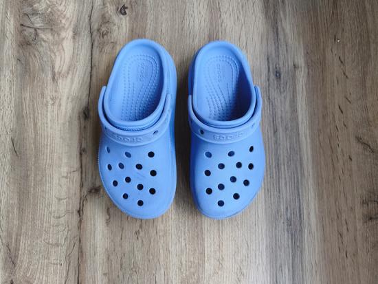 CROCS PLAVE KLOMPE, Vel. J 1/ 32-33