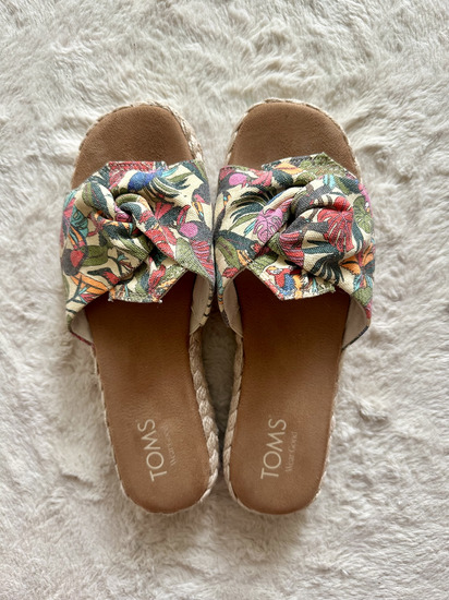 TOMS Abby Slide espadrile-papuče- 38.5