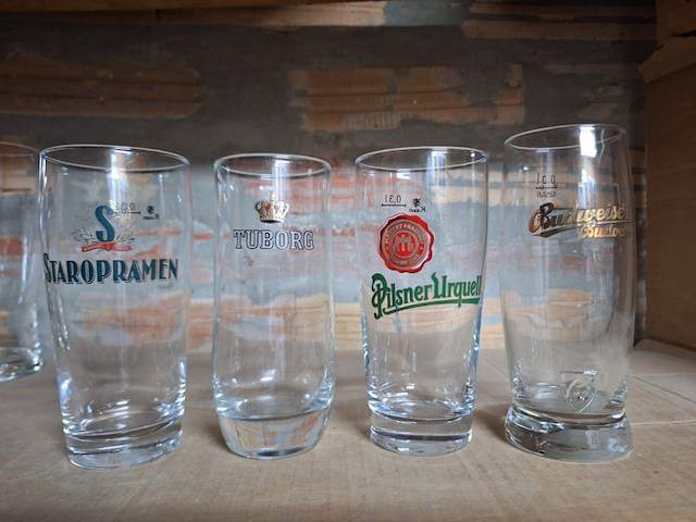 Čaša za pivo set 4 kom