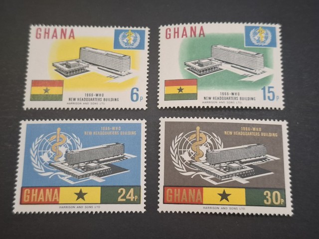 Ghana Gana 1966 WHO ** Komplet serija