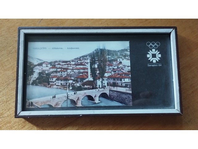 Olimpijada Sarajevo 1984 - Uramljeni Olimpijski Suvenir