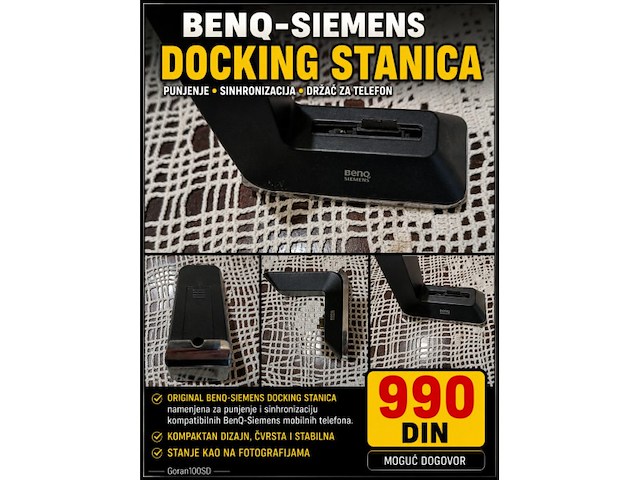 originalna desktop docking stanica (postolje/punjač) za