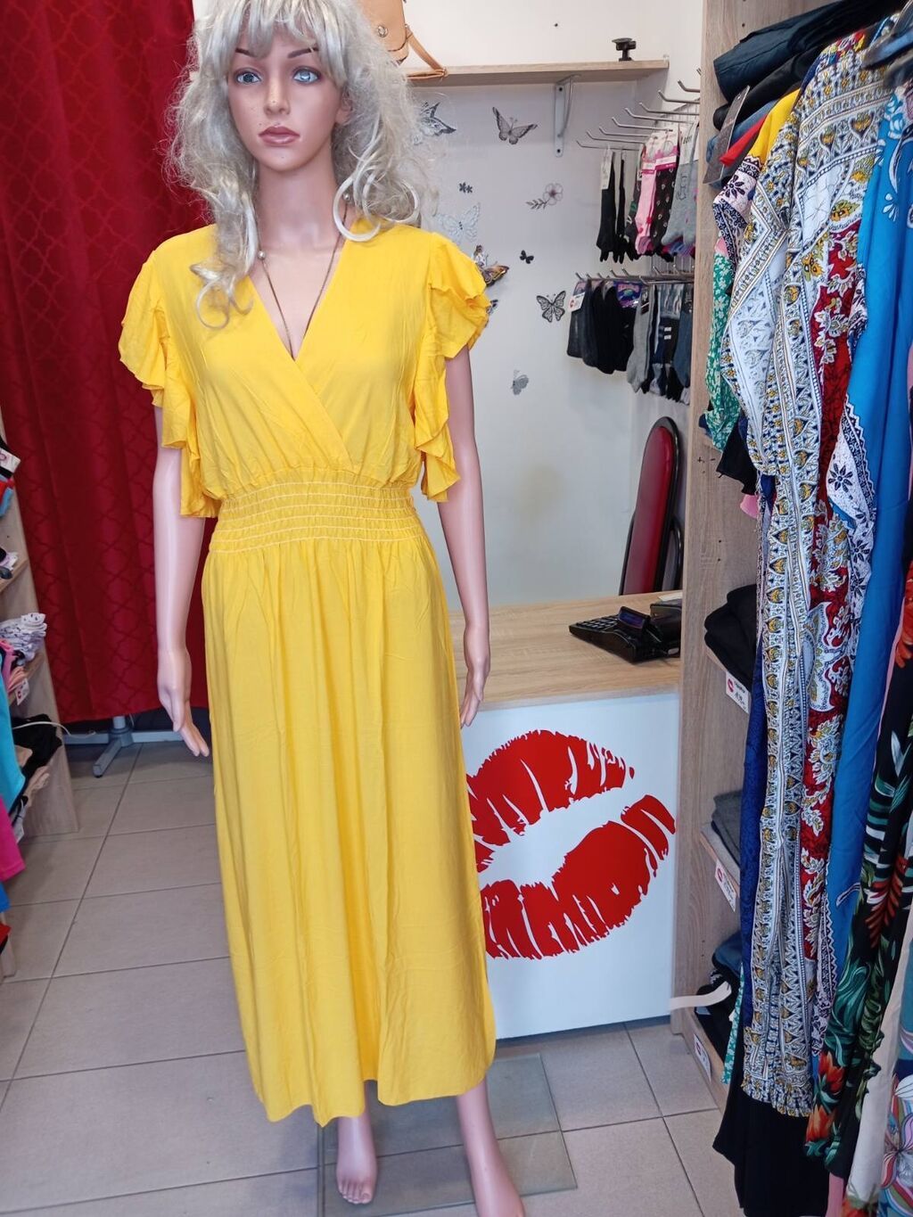 Haljine 100%pamuk NOVO! vel. M. L. Xl. 2xl cena 1450 din   Odmah