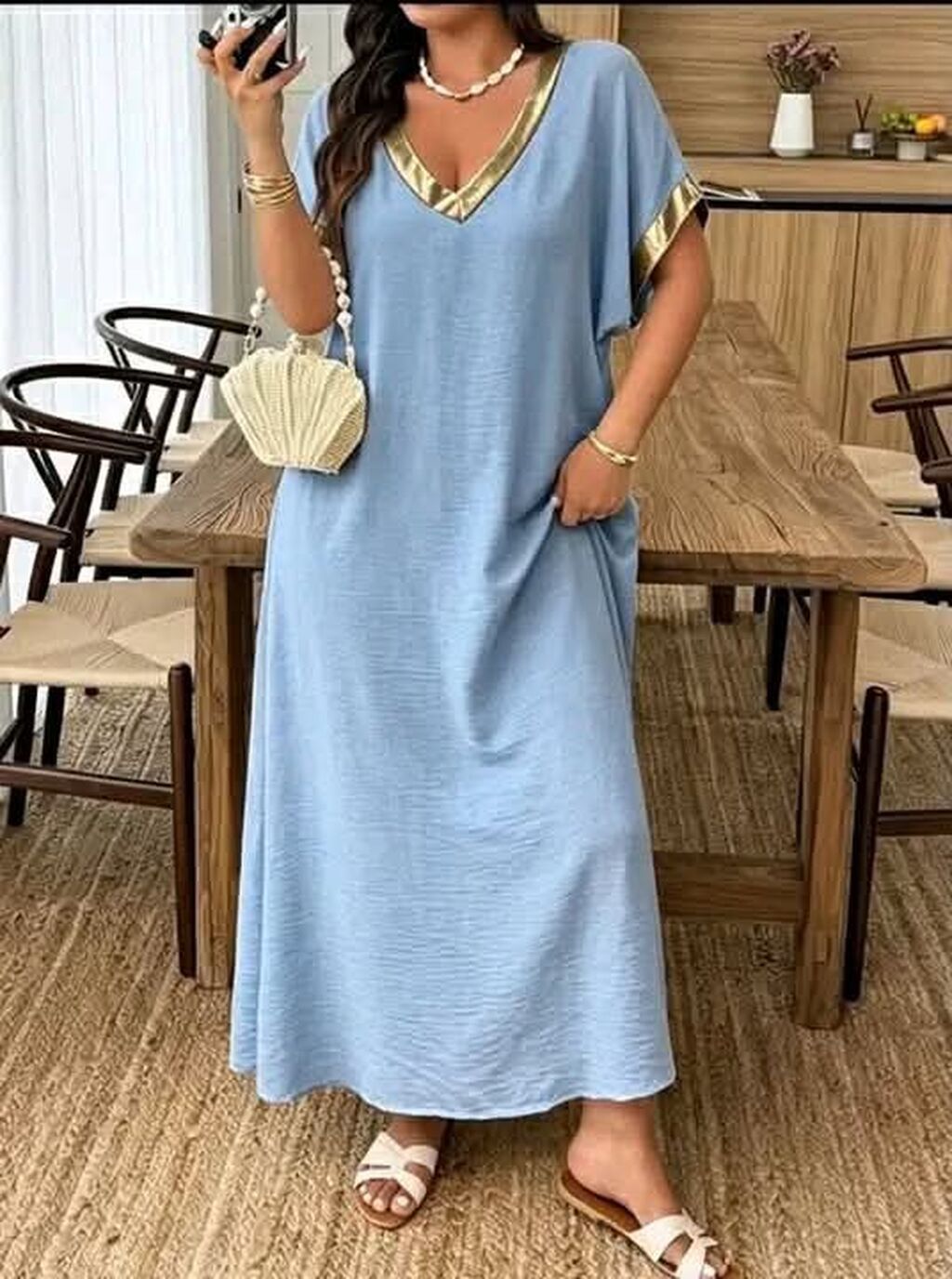Haljina za punije 2XL 3XL 4XL Cena : 2550 dinara ML