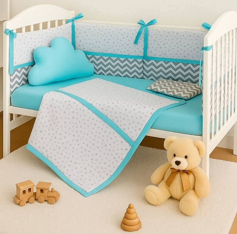Bebi posteljina 5400 din Ogradica 60x120x60cm Carsav 150x110cm