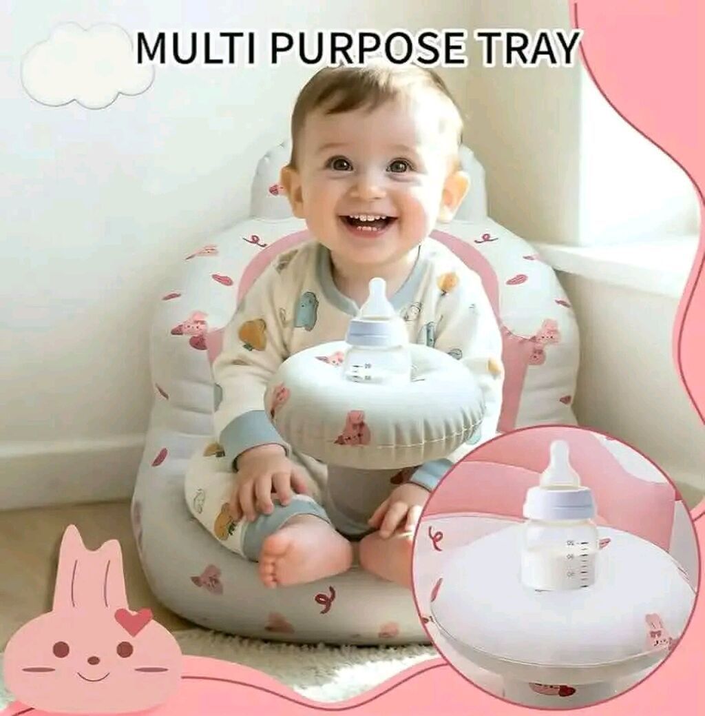 Vazdušna stolica za bebe sa tacnom – udobna, lagana i praktična!