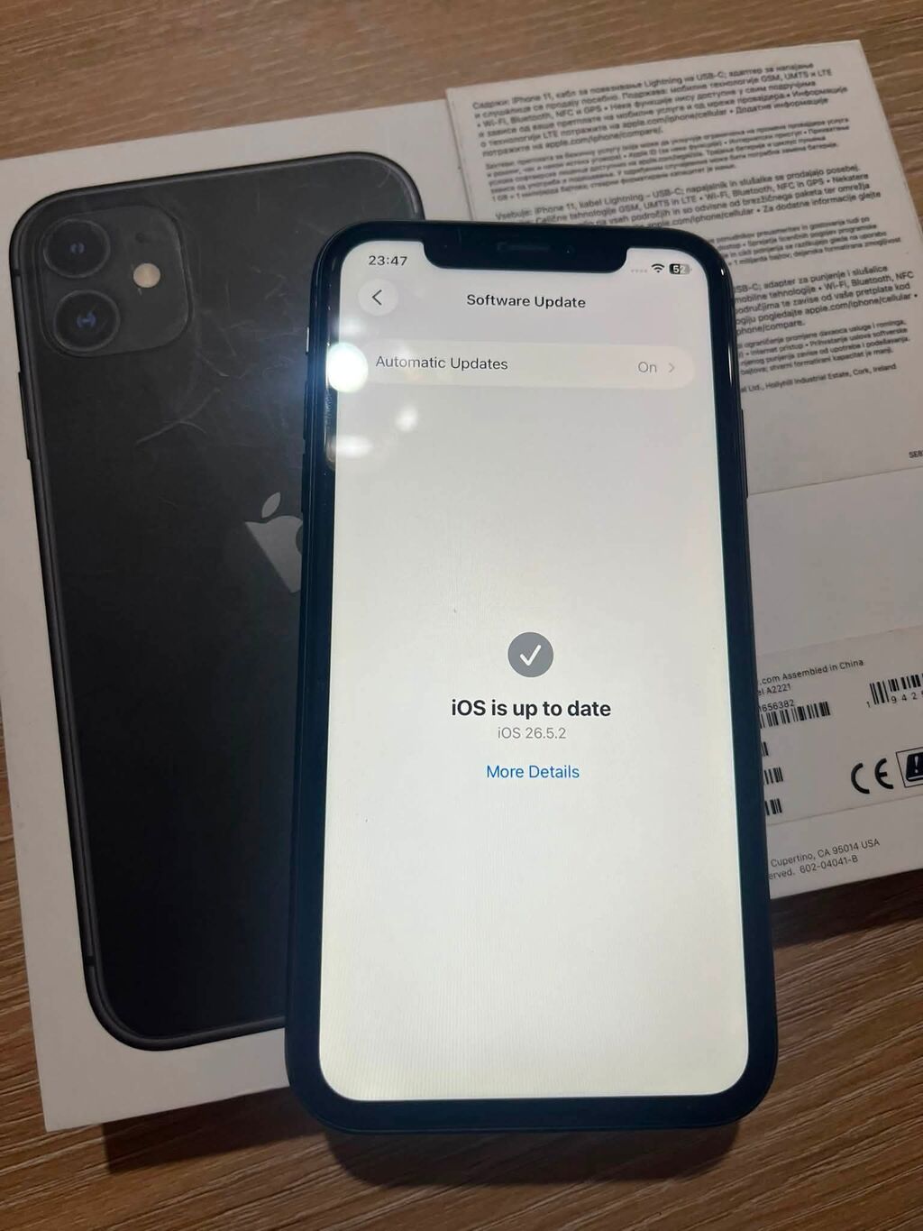   iPhone 11 64GB Black   Baterija -84% (originalna) ‼️ CENA -15.500