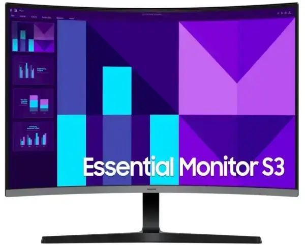 Monitor SAMSUNG LS32D396GAUXEN 32inc/VA,zakrivljen/1920x1080/100Hz/4ms GtG/HDMI,VGA/VESA/zvuènici/cr