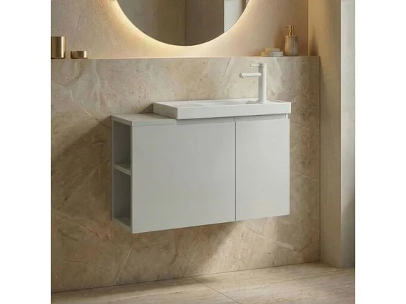 Skye Decor Ormarić za kupatilo sa lavaboom Ferla 80x45x22cm
