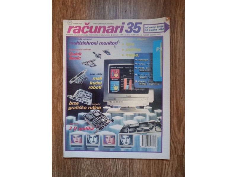 Casopis RACUNARI - Februar 1988.